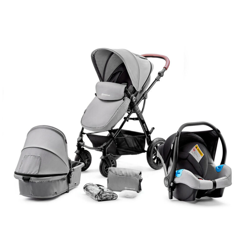 3 in 1 Foldable Baby Pram Set MOOV Travel System Pushchair Buggy in ...