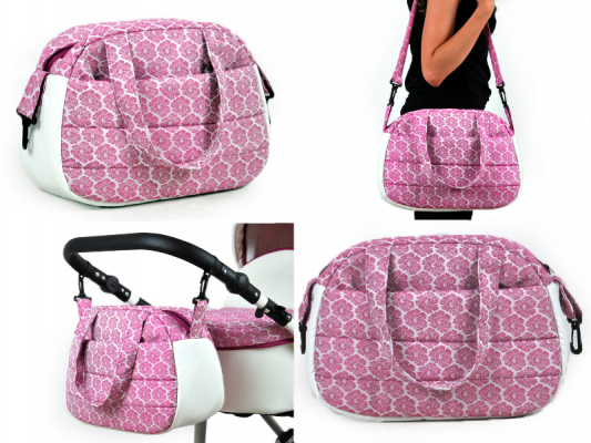 Baby Pram 3in1 Pushchair From Birth & Toddlers in Carbon - For Baby Boss